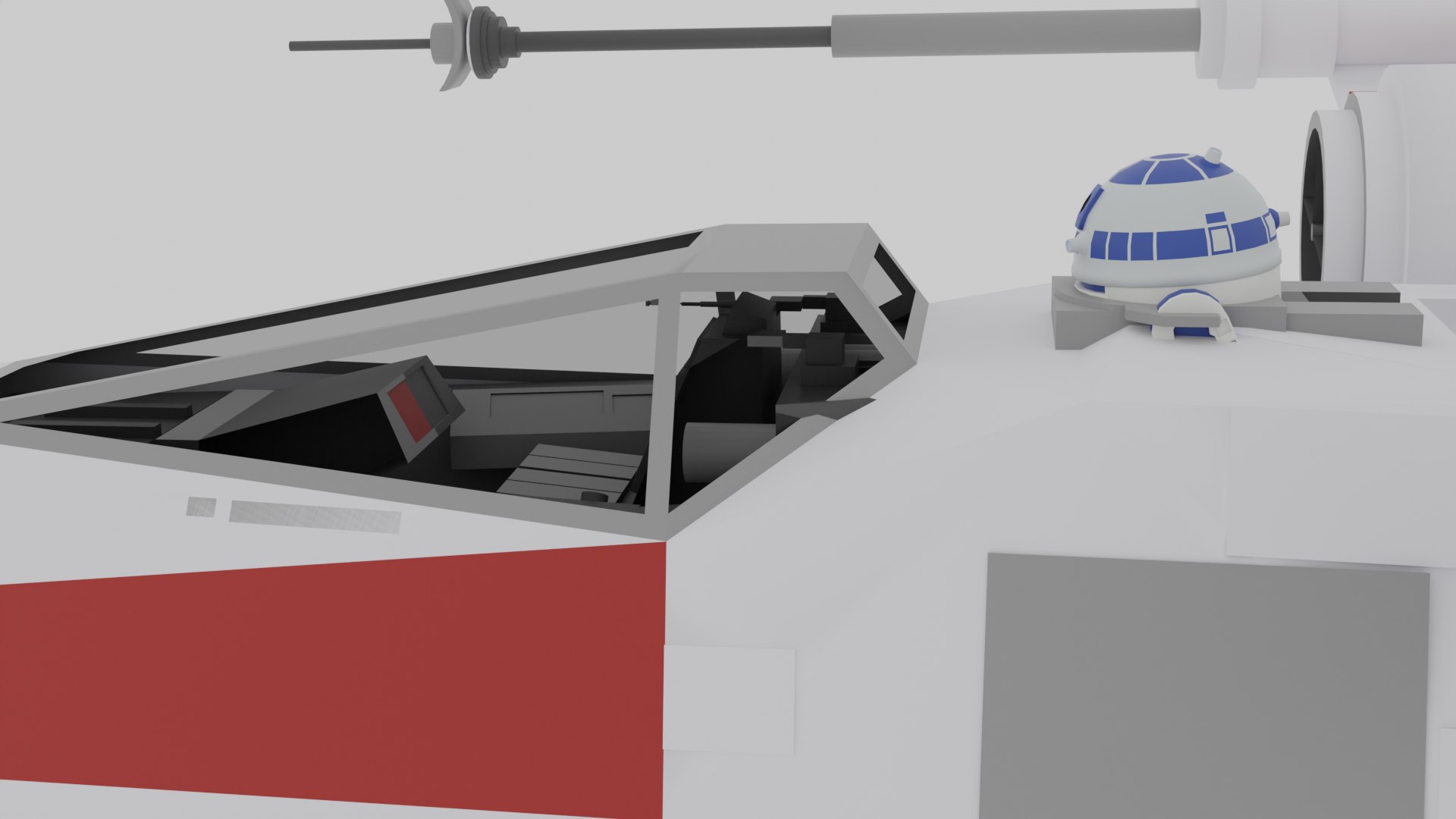 Star Wars X-Wing Fighter With Interior 3D Model - TurboSquid 1835129