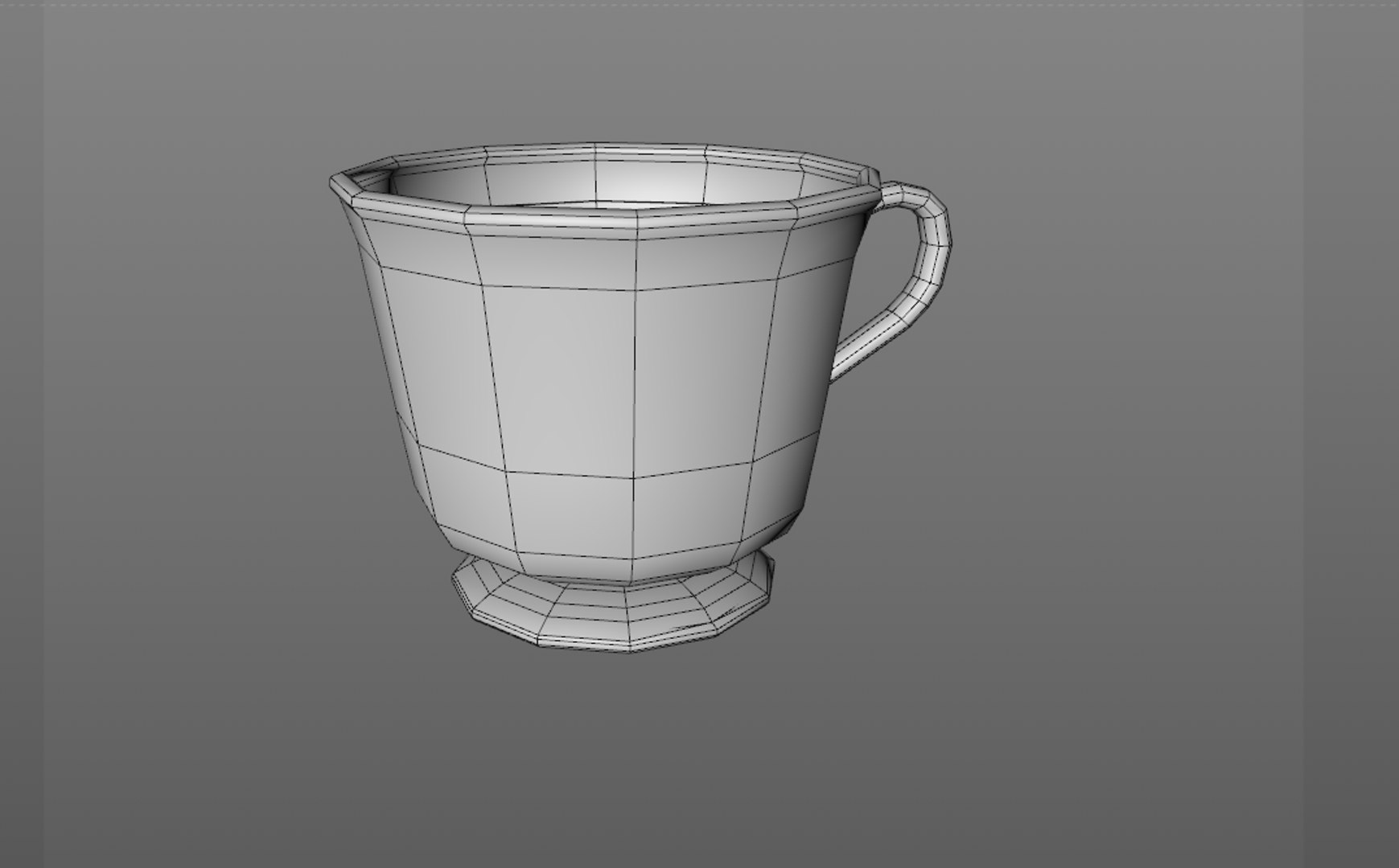 tea cup 3d model