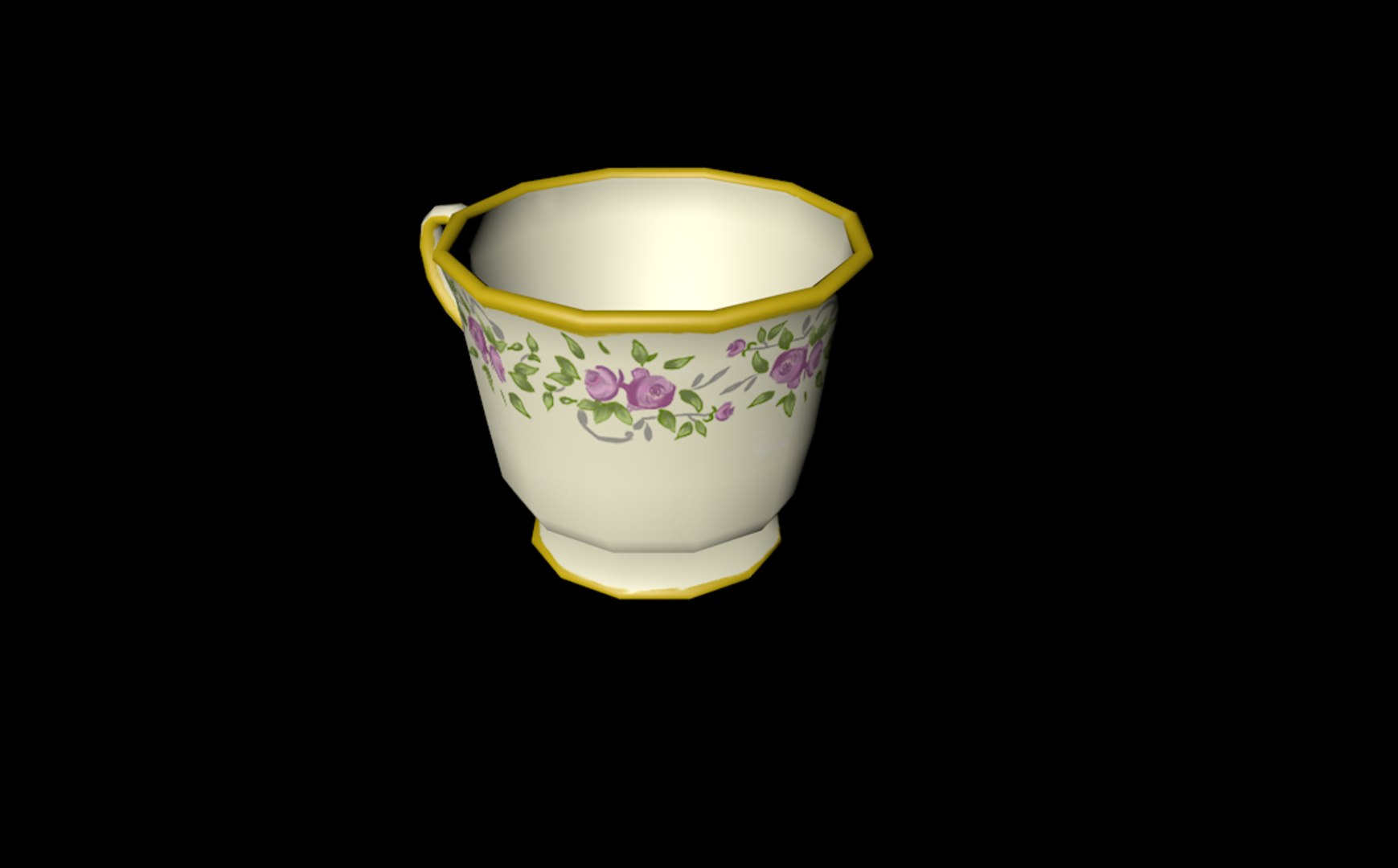 tea cup 3d model