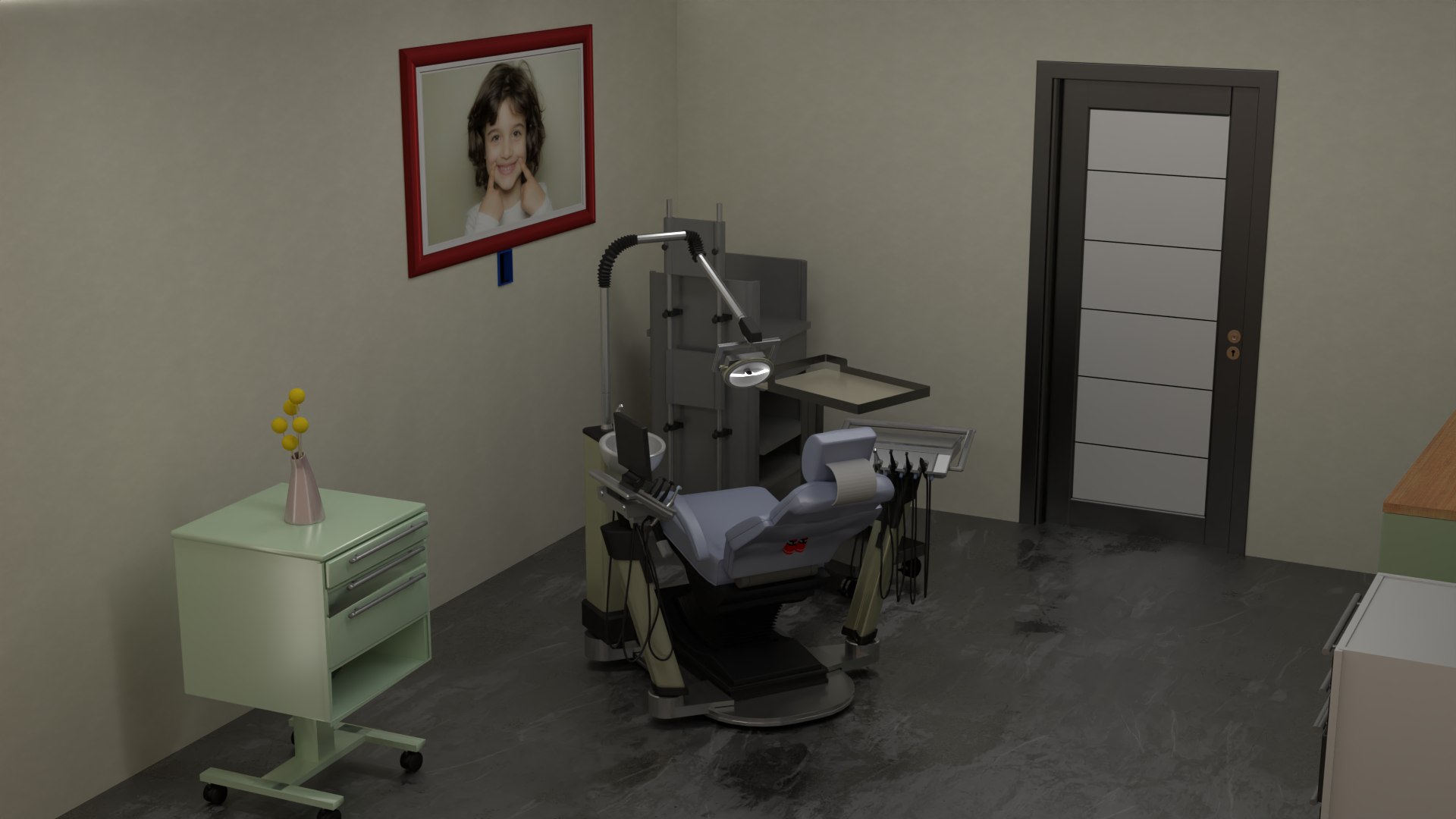 Clinic Dentist 3D Model - TurboSquid 2187943