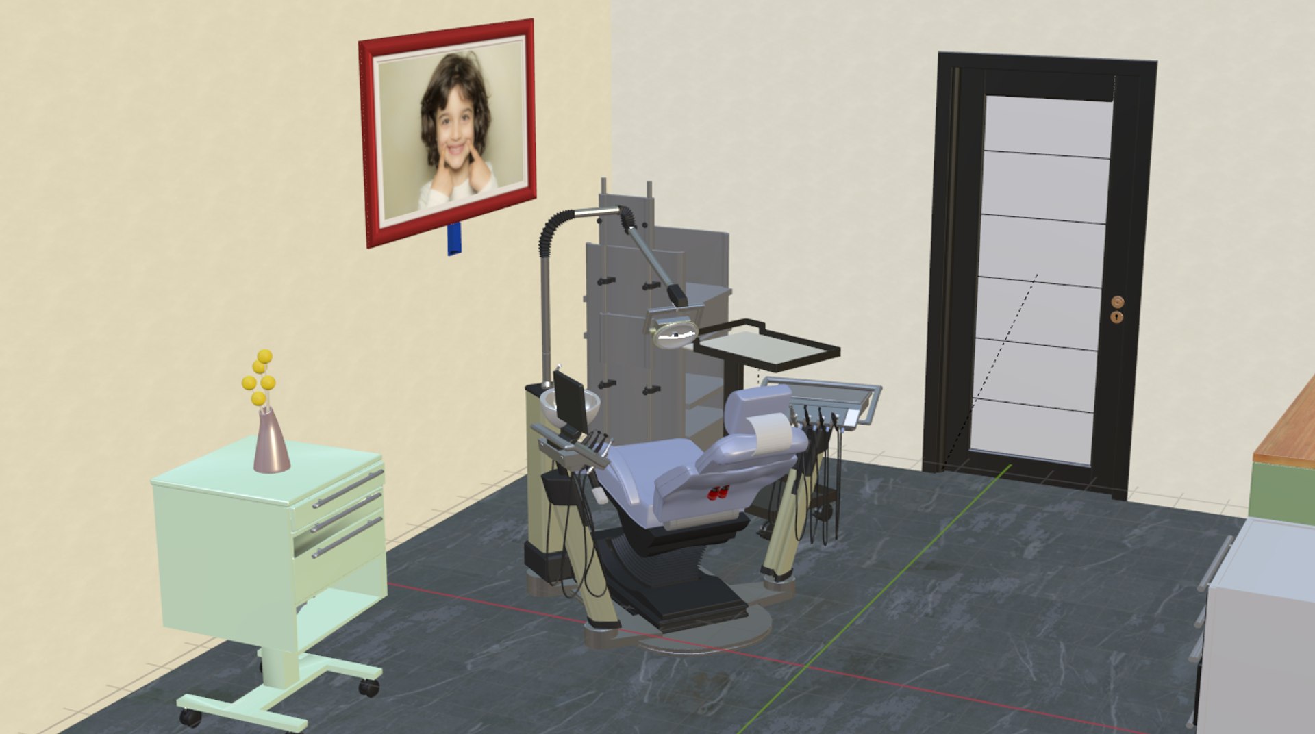 Clinic Dentist 3D Model - TurboSquid 2187943