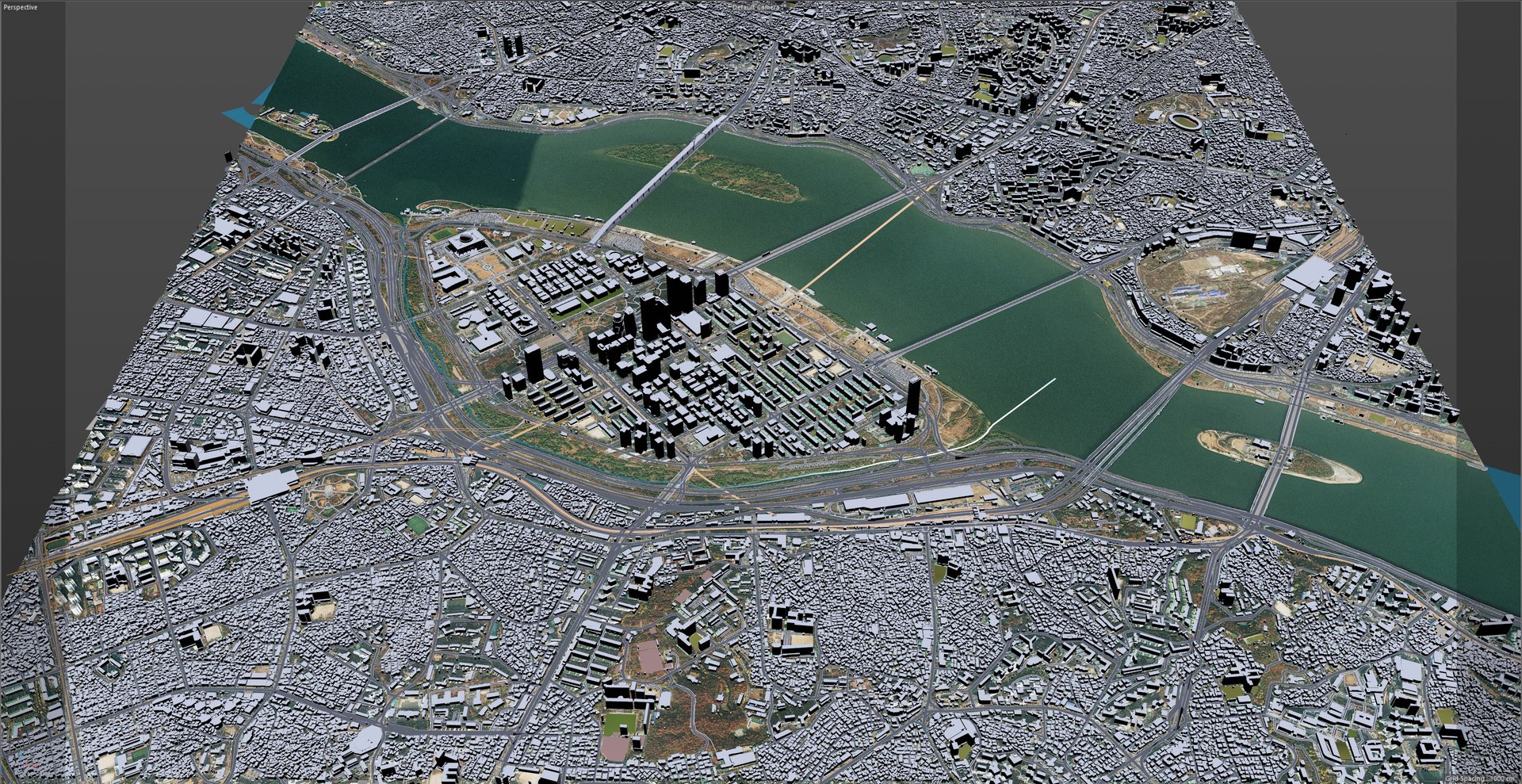 3D Yeouido District Seoul South Korea - TurboSquid 1989774