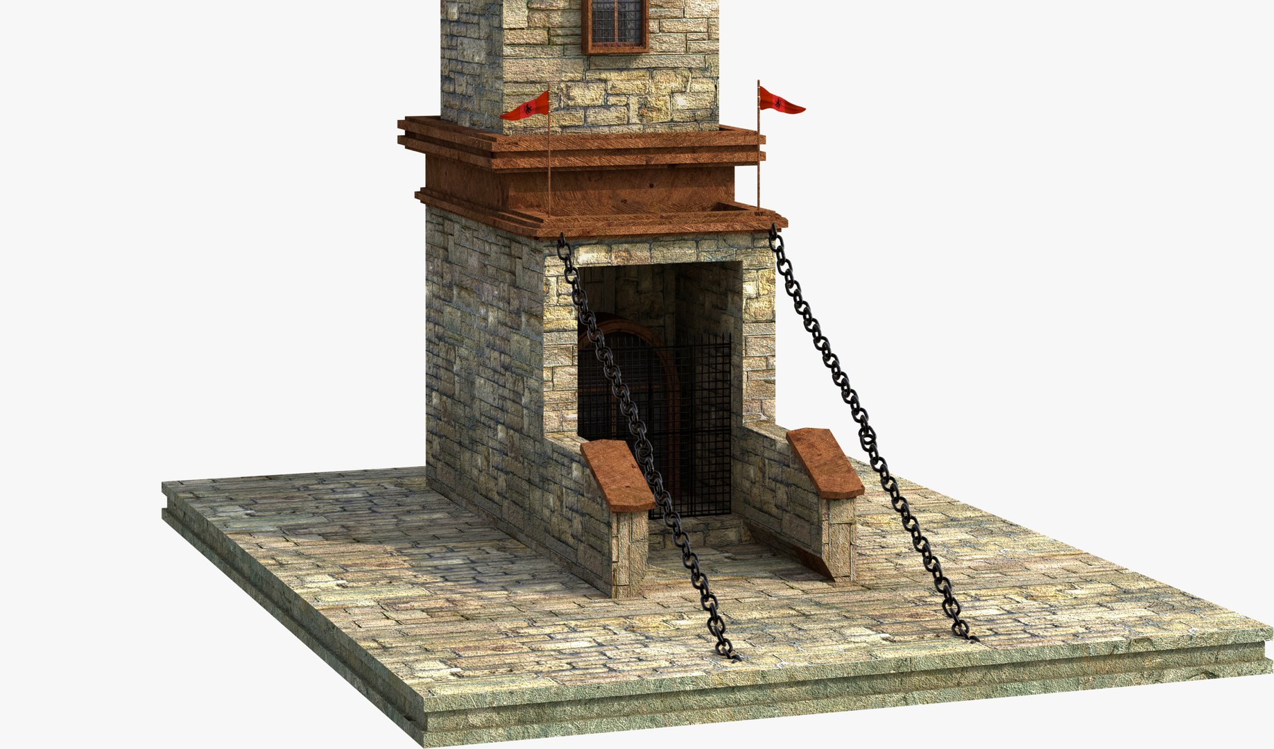 Fantasy Ancient Guard Tower 3D model - TurboSquid 1995819