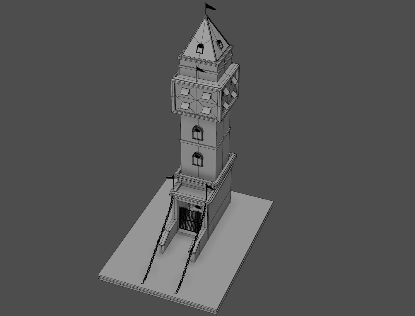 Fantasy Ancient Guard Tower 3D model - TurboSquid 1995819