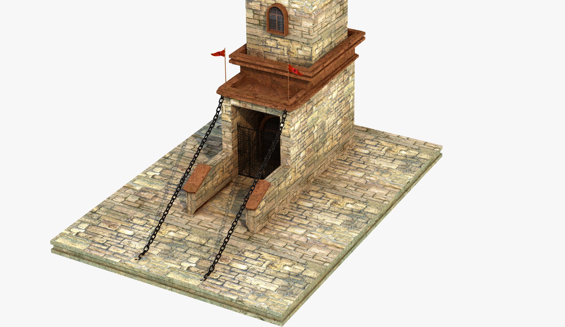 Fantasy Ancient Guard Tower 3D model - TurboSquid 1995819