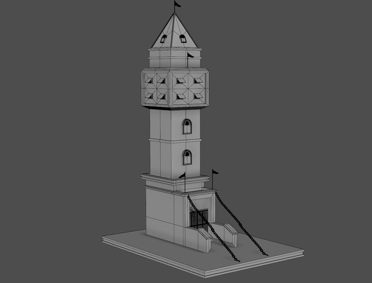 Fantasy Ancient Guard Tower 3D model - TurboSquid 1995819