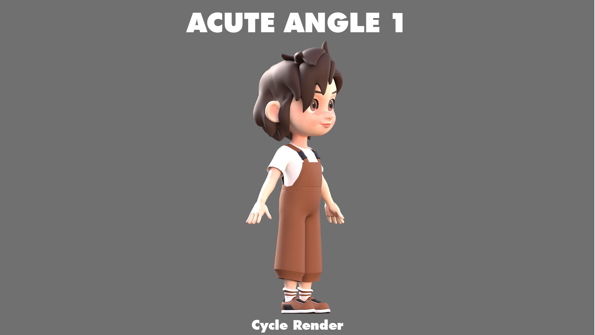 3D Tiva Cartoon Girl Character - TurboSquid 2433295