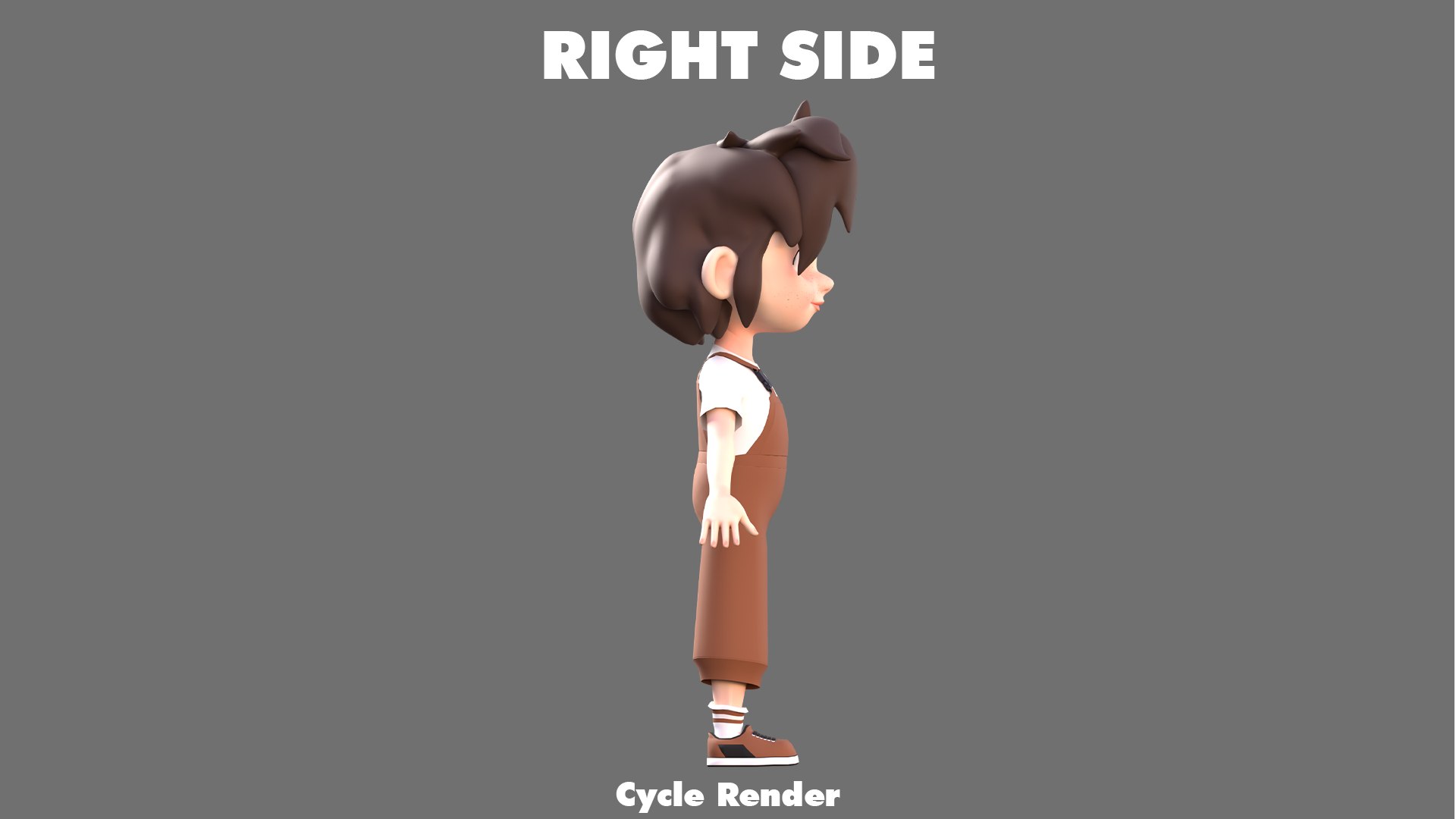 3D Tiva Cartoon Girl Character - TurboSquid 2433295