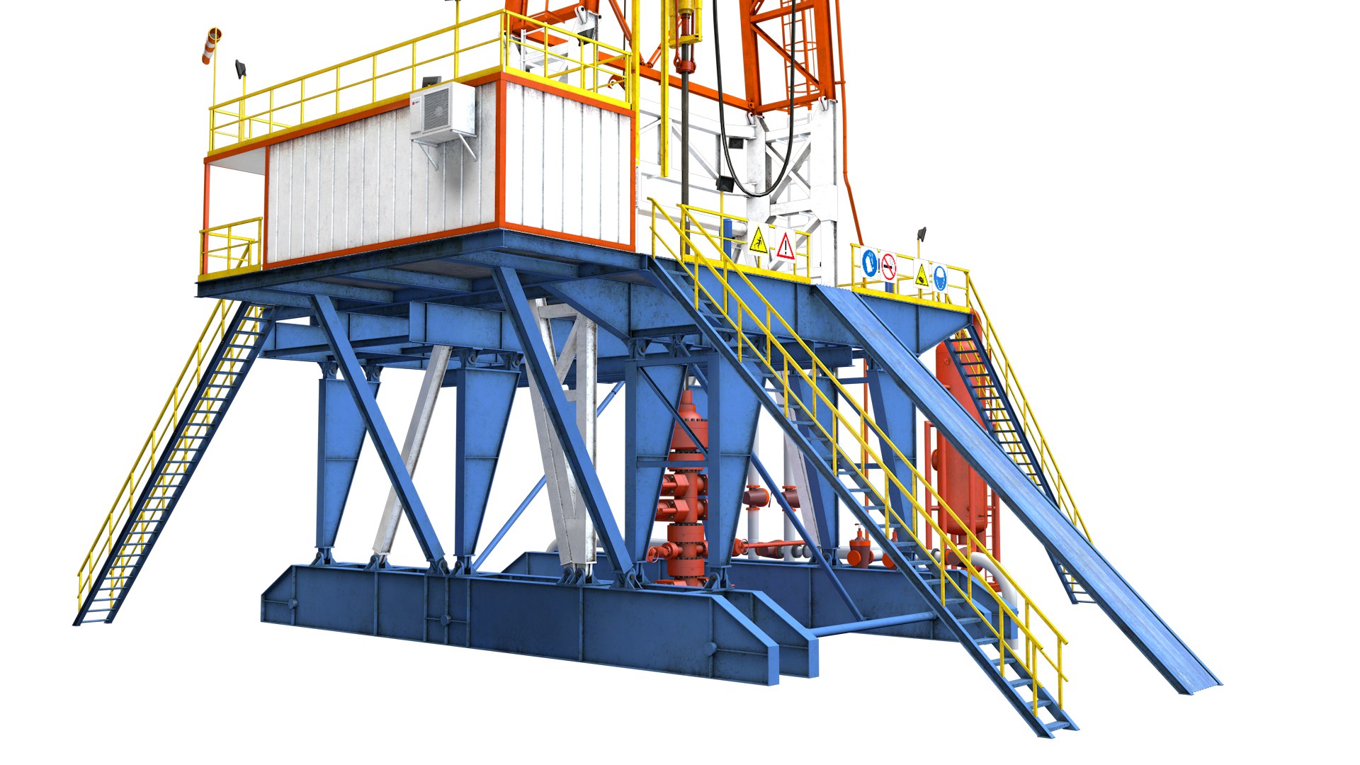 3D Fracking Gas Platform ITP Model - TurboSquid 2113110