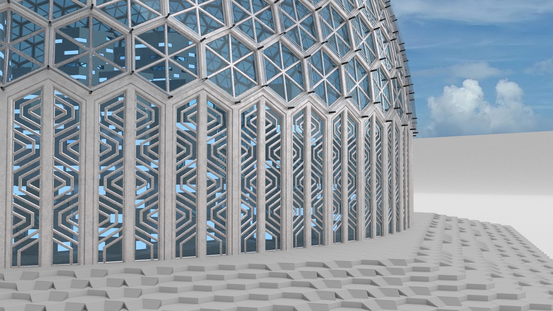 huge sized dome hexagon max