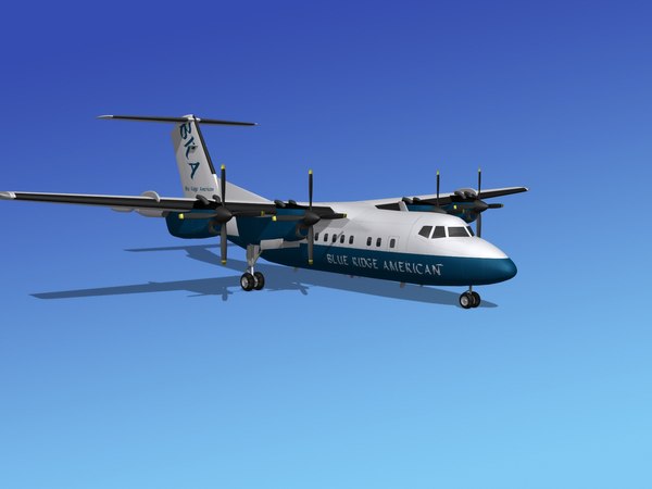 DHC Dash 7 3D Models for Download | TurboSquid