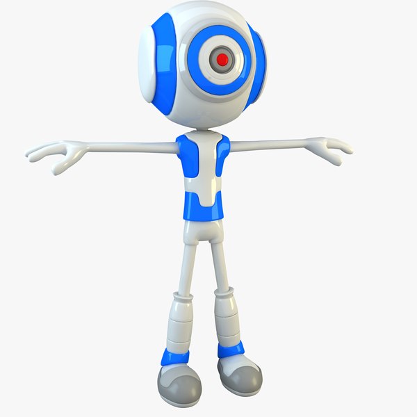 3d robot modelled model