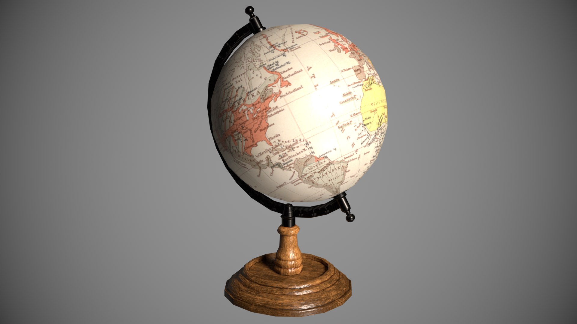 Globe 3D Model - TurboSquid 2015326