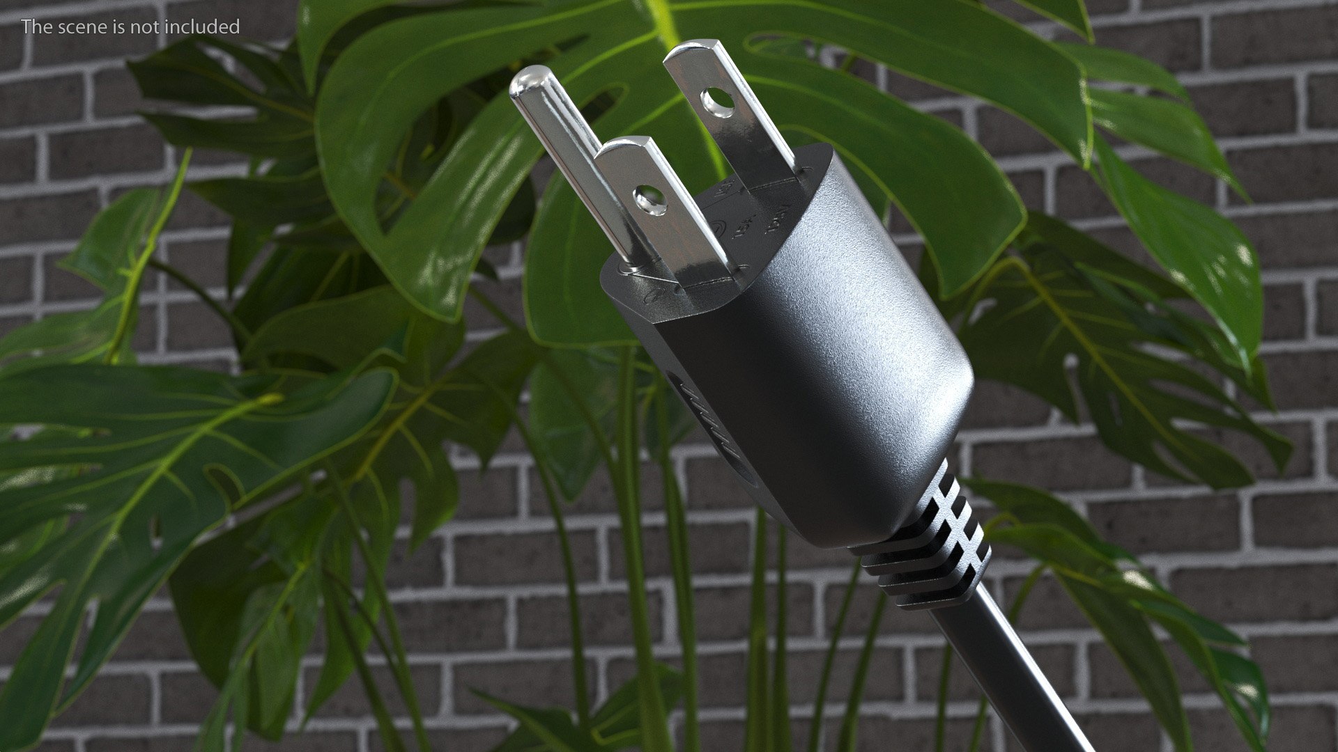 Type B Electric Plug Grounded Rigged 3D model - TurboSquid 2042715