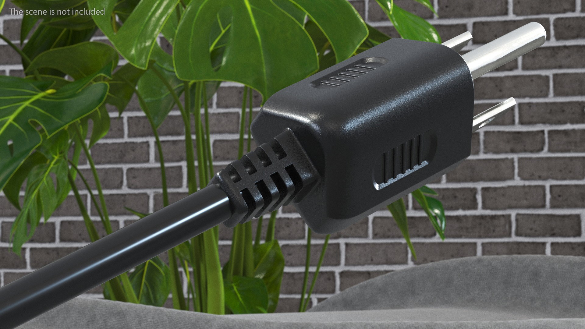 Type B Electric Plug Grounded Rigged 3D model - TurboSquid 2042715