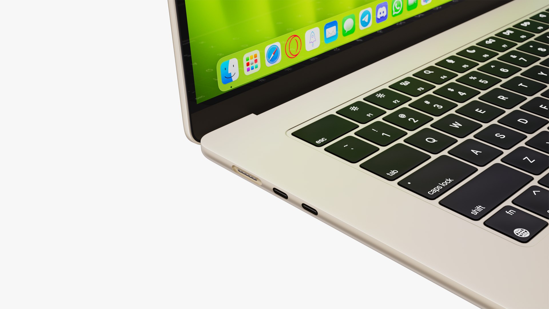 3D Apple MacBook Air 15 Inch Starlight 2023 With Magic Mouse - TurboSquid 2089868