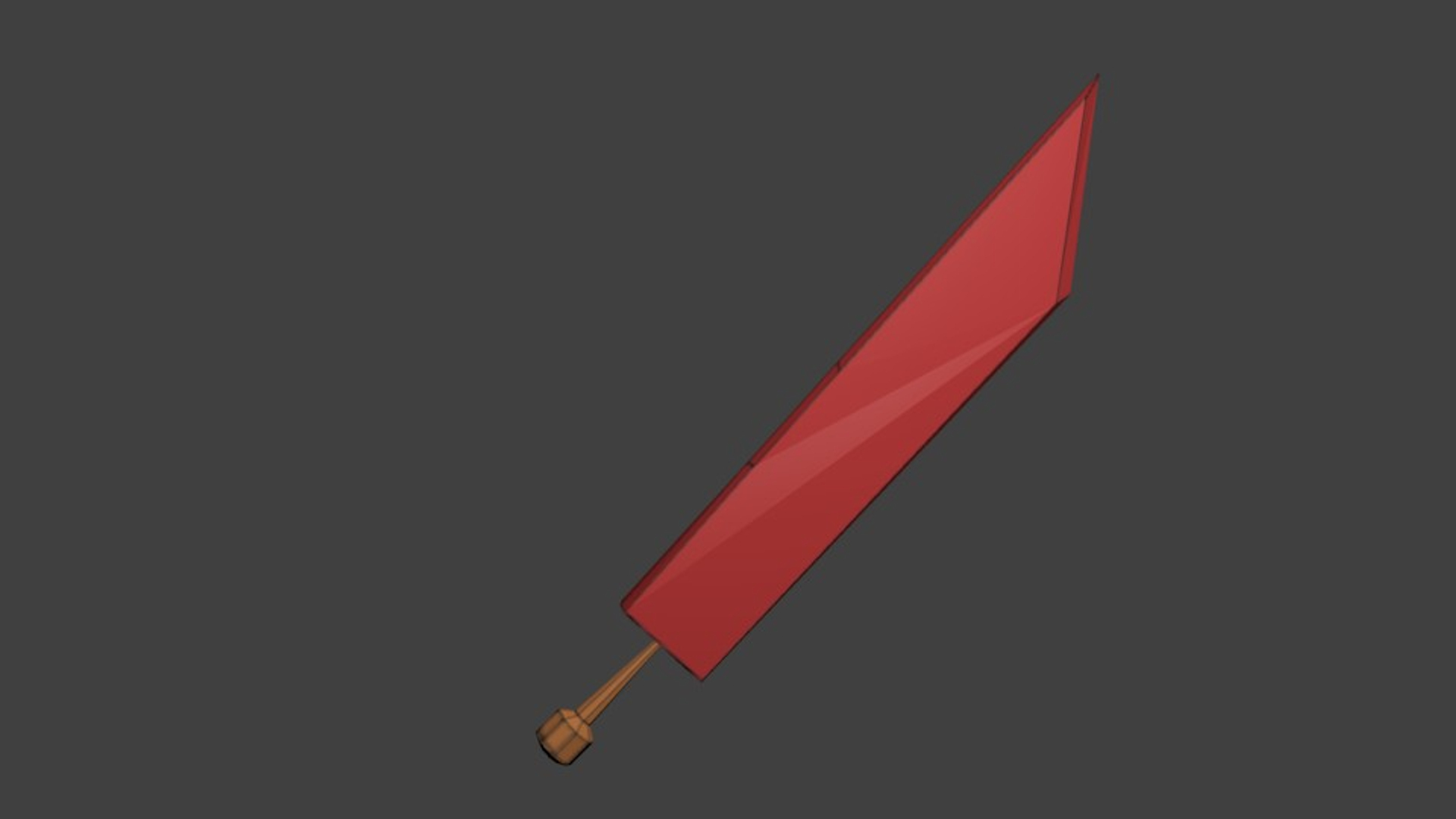 3d chibi sword