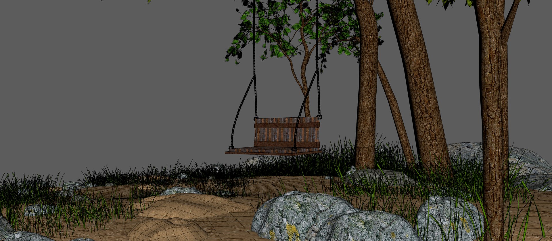 Swing Tree 3D Model - TurboSquid 1306506