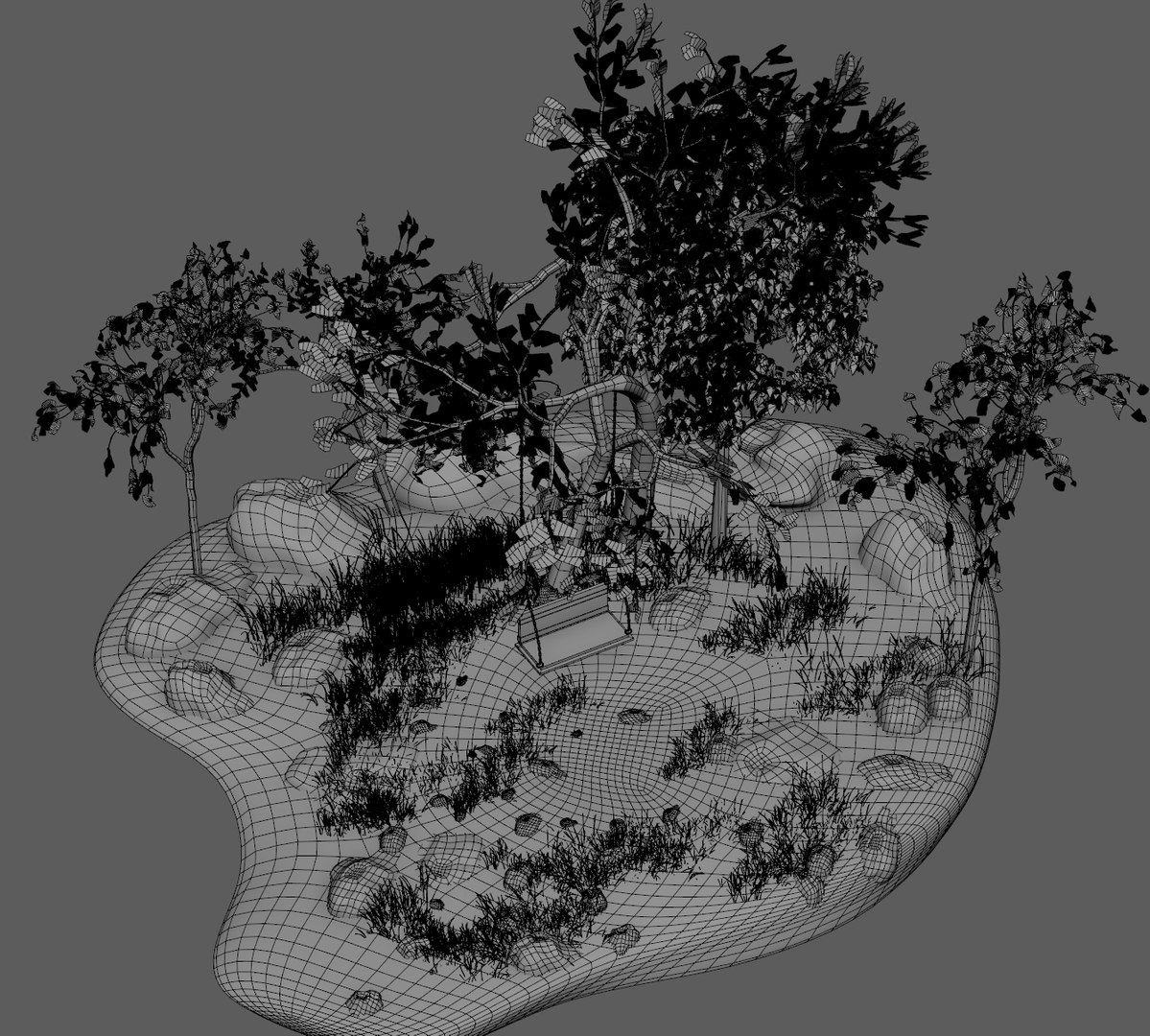 Swing Tree 3D Model - TurboSquid 1306506