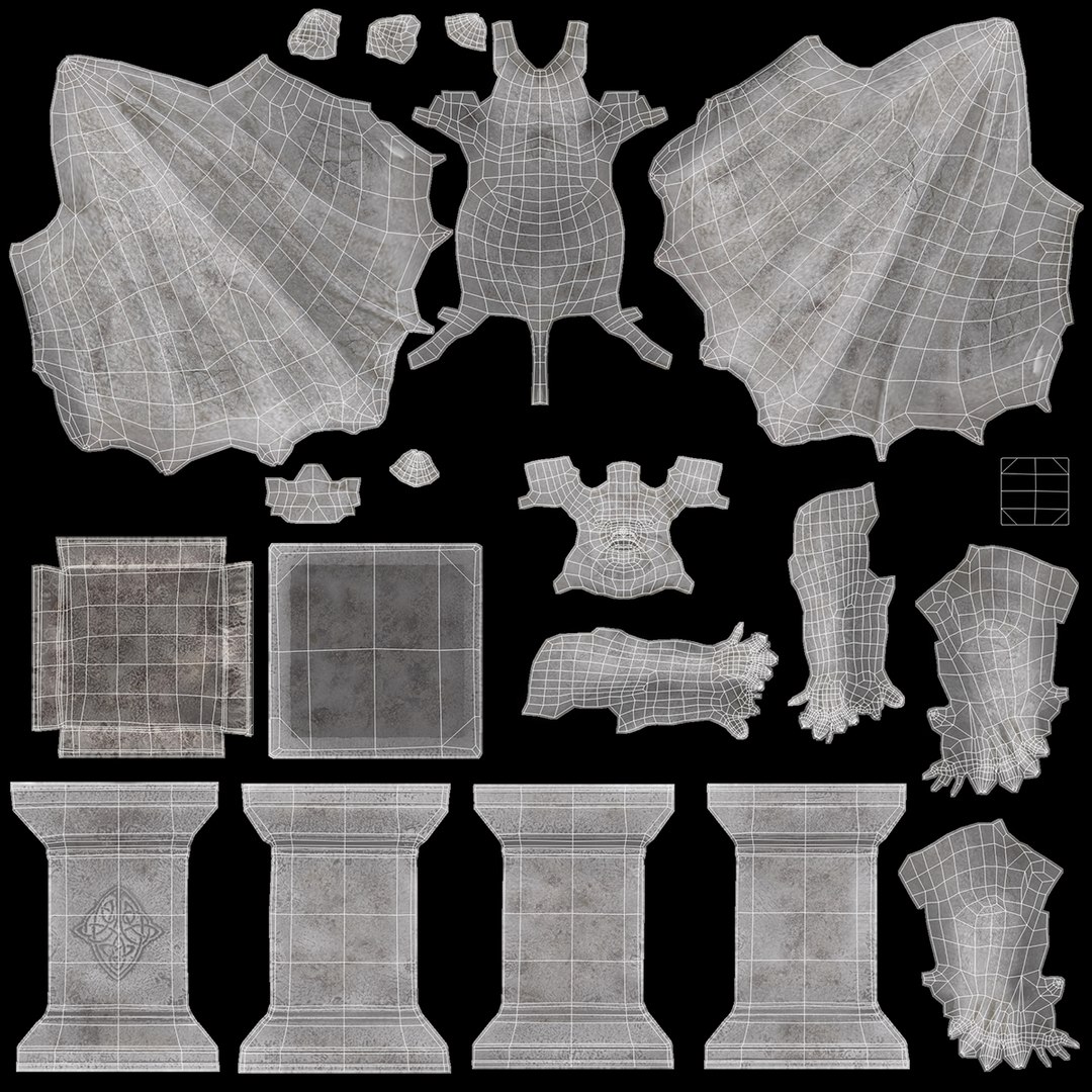 Gargoyle Statue 3d Max