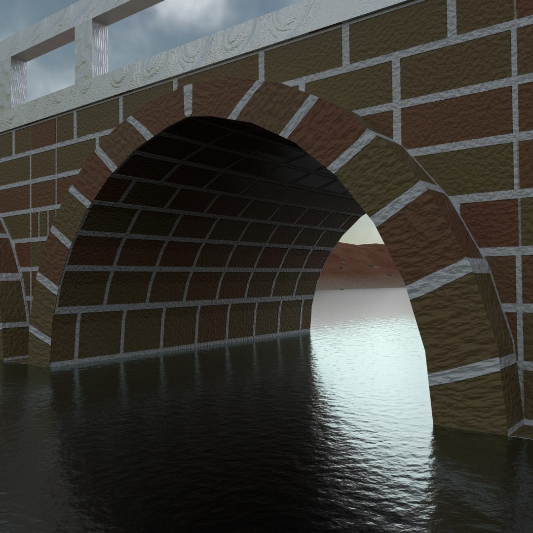 Arch Bridge - 3d Blend