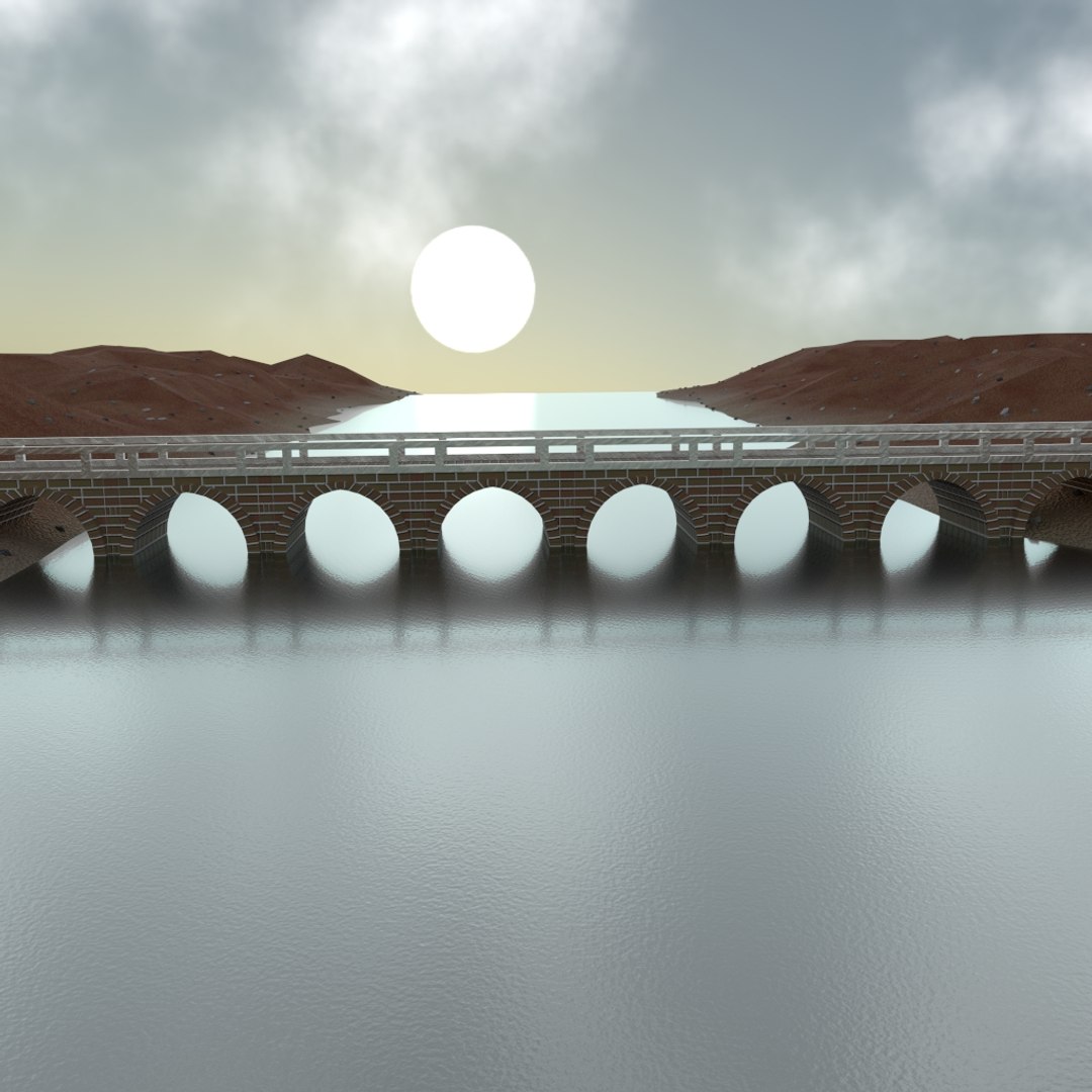Arch Bridge - 3d Blend