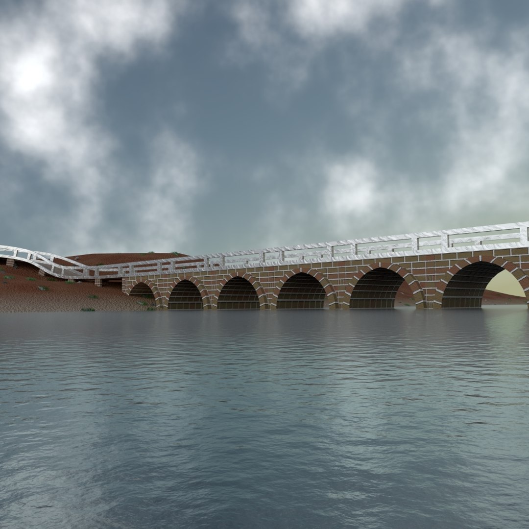 Arch Bridge - 3d Blend
