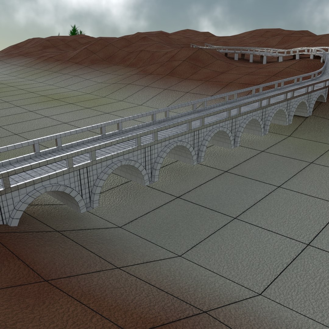 Arch Bridge - 3d Blend