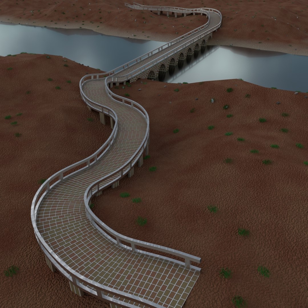 Arch Bridge - 3d Blend