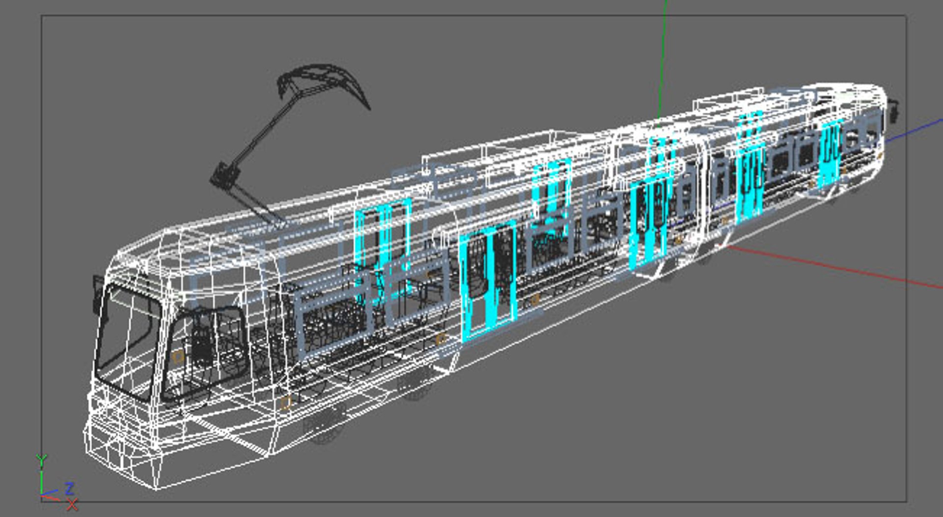 3d Tram Model