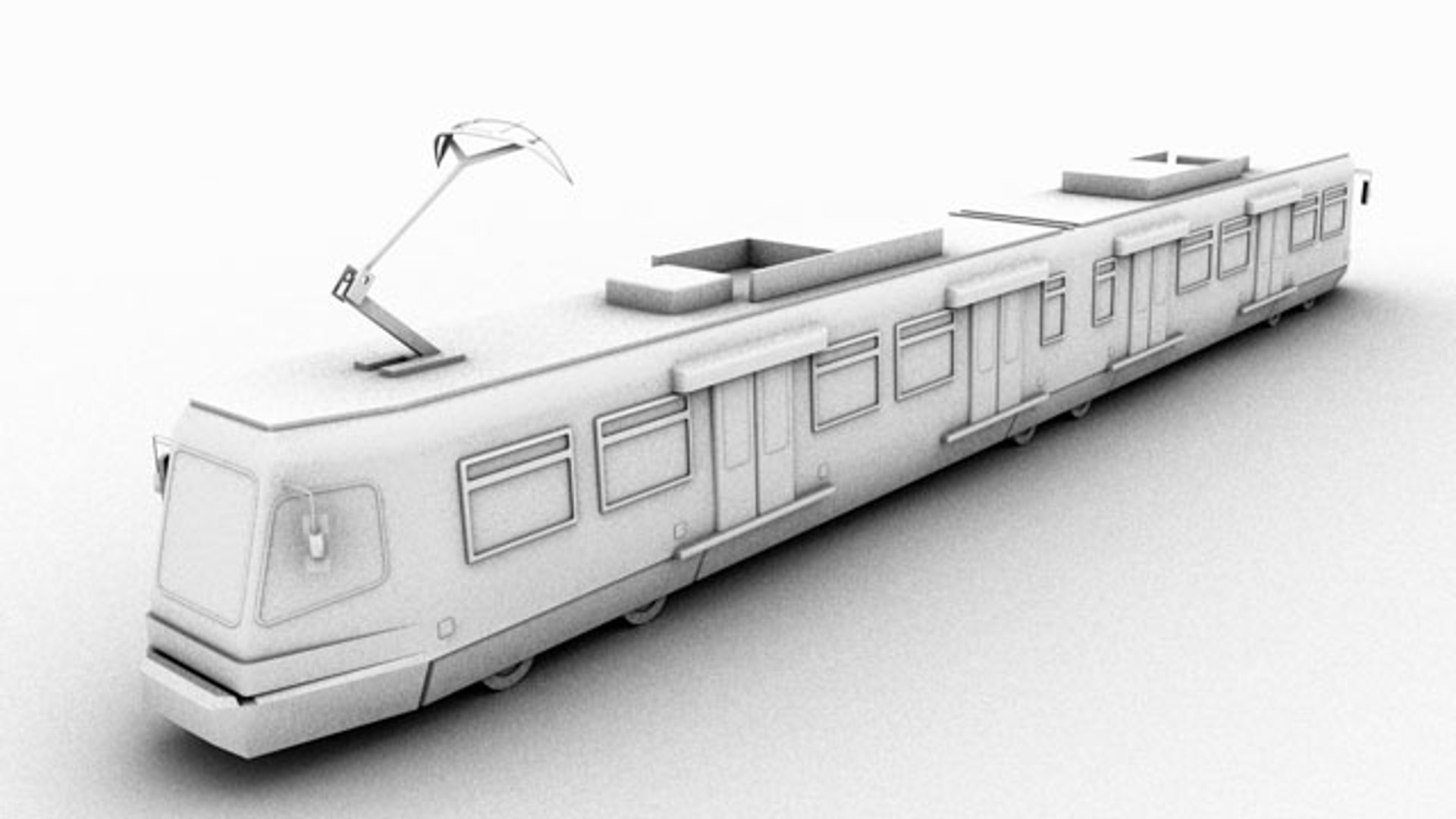 3d Tram Model