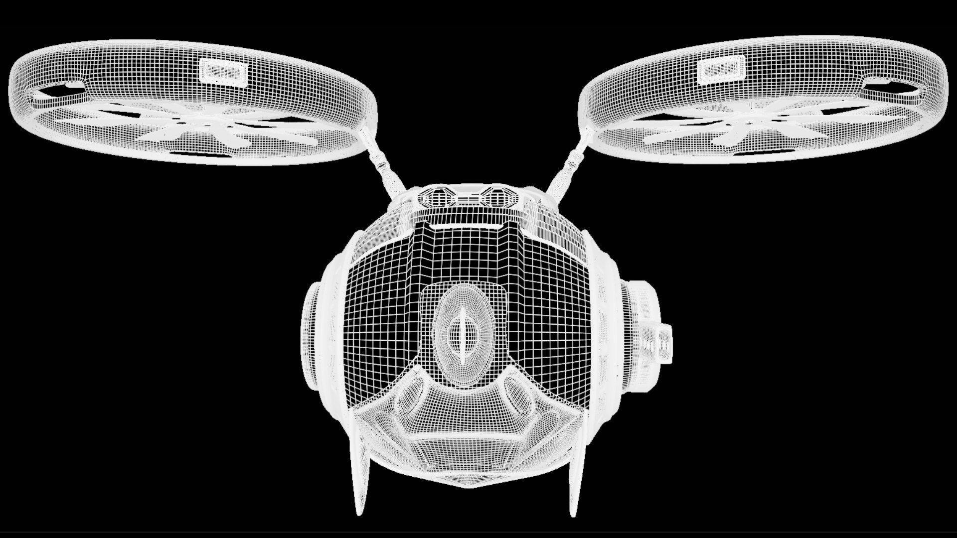 Rigged Scifi Drone For Blender 3D Model - TurboSquid 2088631