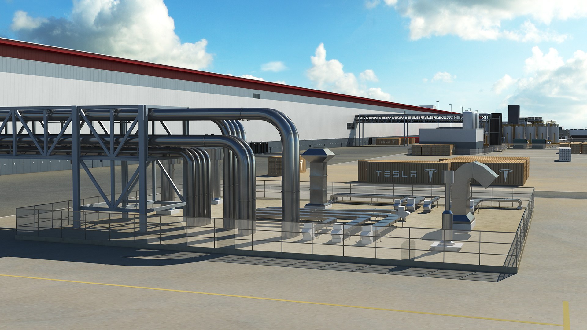 Tesla Factories Collection 3D model - TurboSquid 1755362