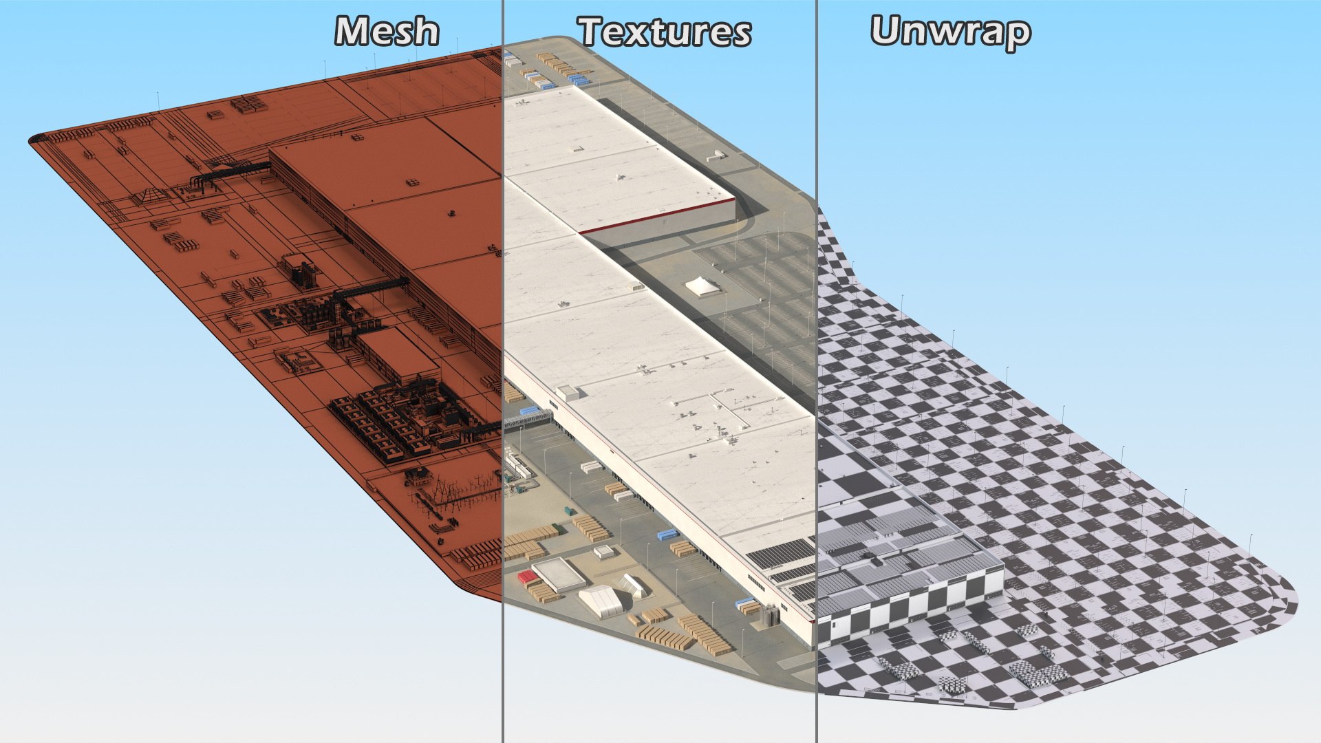 Tesla Factories Collection 3D model - TurboSquid 1755362