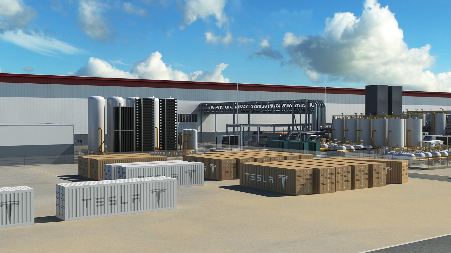 Tesla Factories Collection 3D model - TurboSquid 1755362