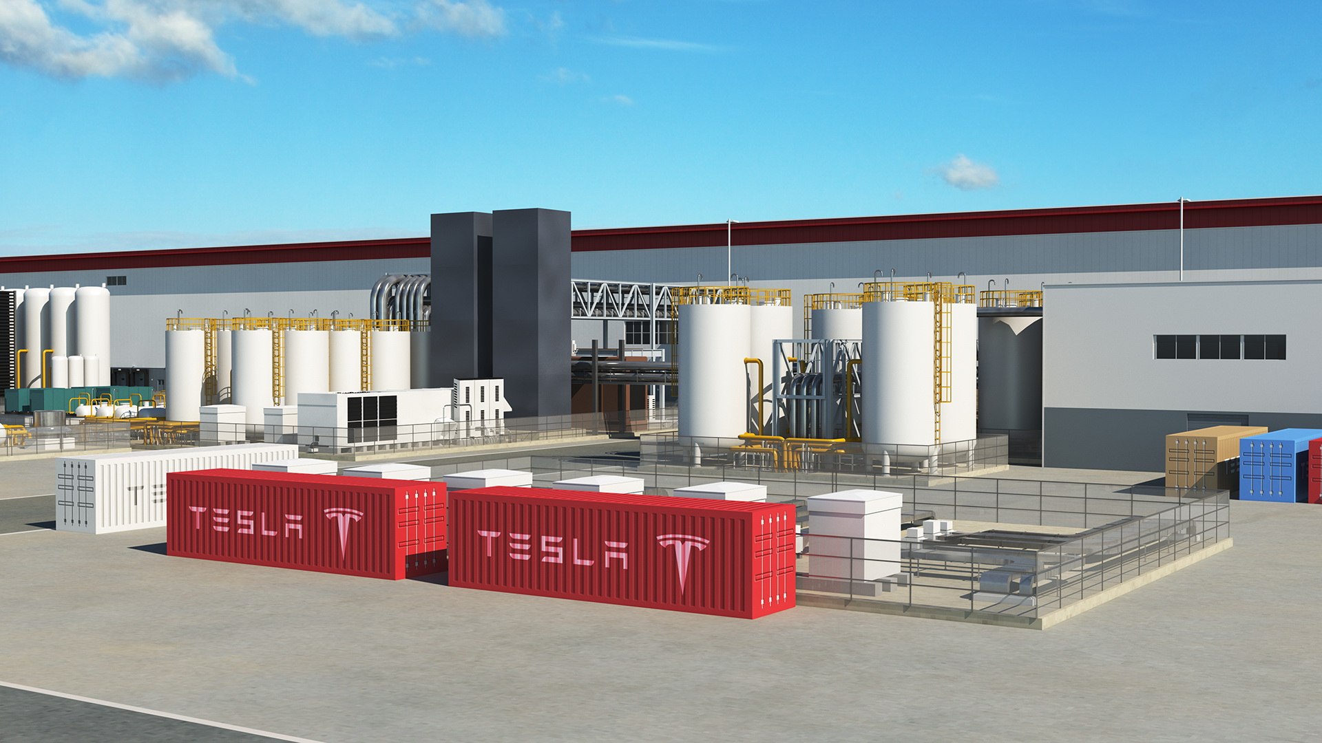 Tesla Factories Collection 3D model - TurboSquid 1755362