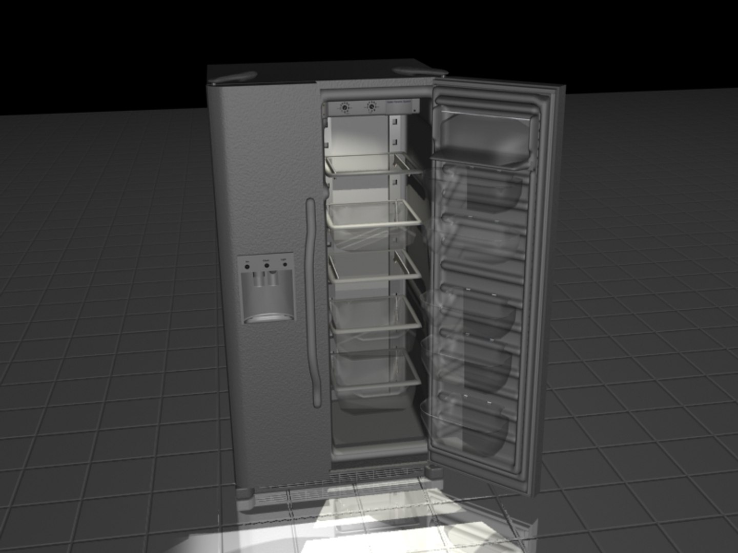 3d Fridge Freezer