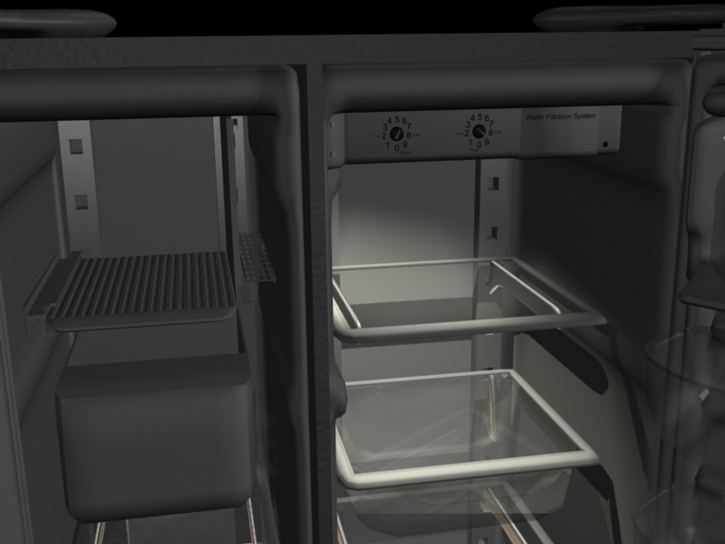 3d Fridge Freezer