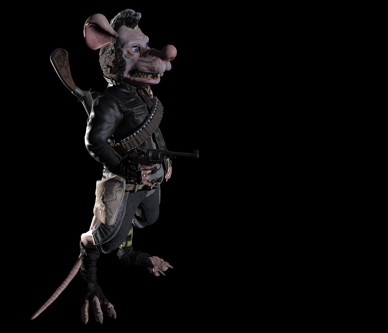 3D Rat Bandit Model - TurboSquid 1716004
