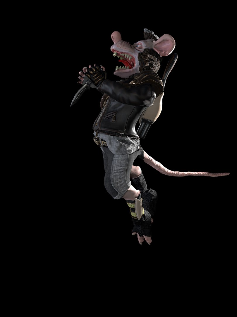 3D Rat Bandit Model - TurboSquid 1716004