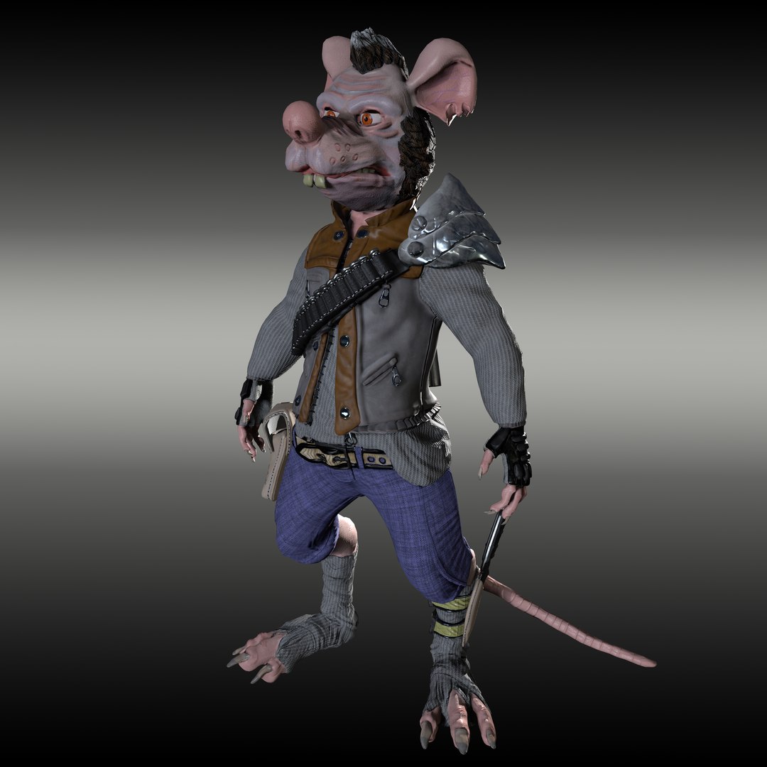 3D Rat Bandit Model - TurboSquid 1716004