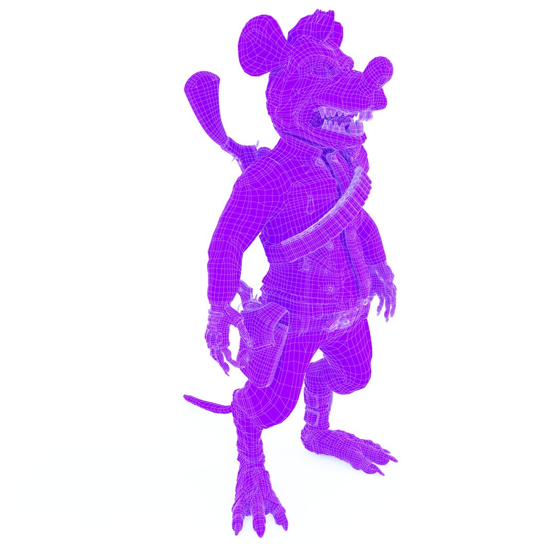 3D Rat bandit model - TurboSquid 1716004