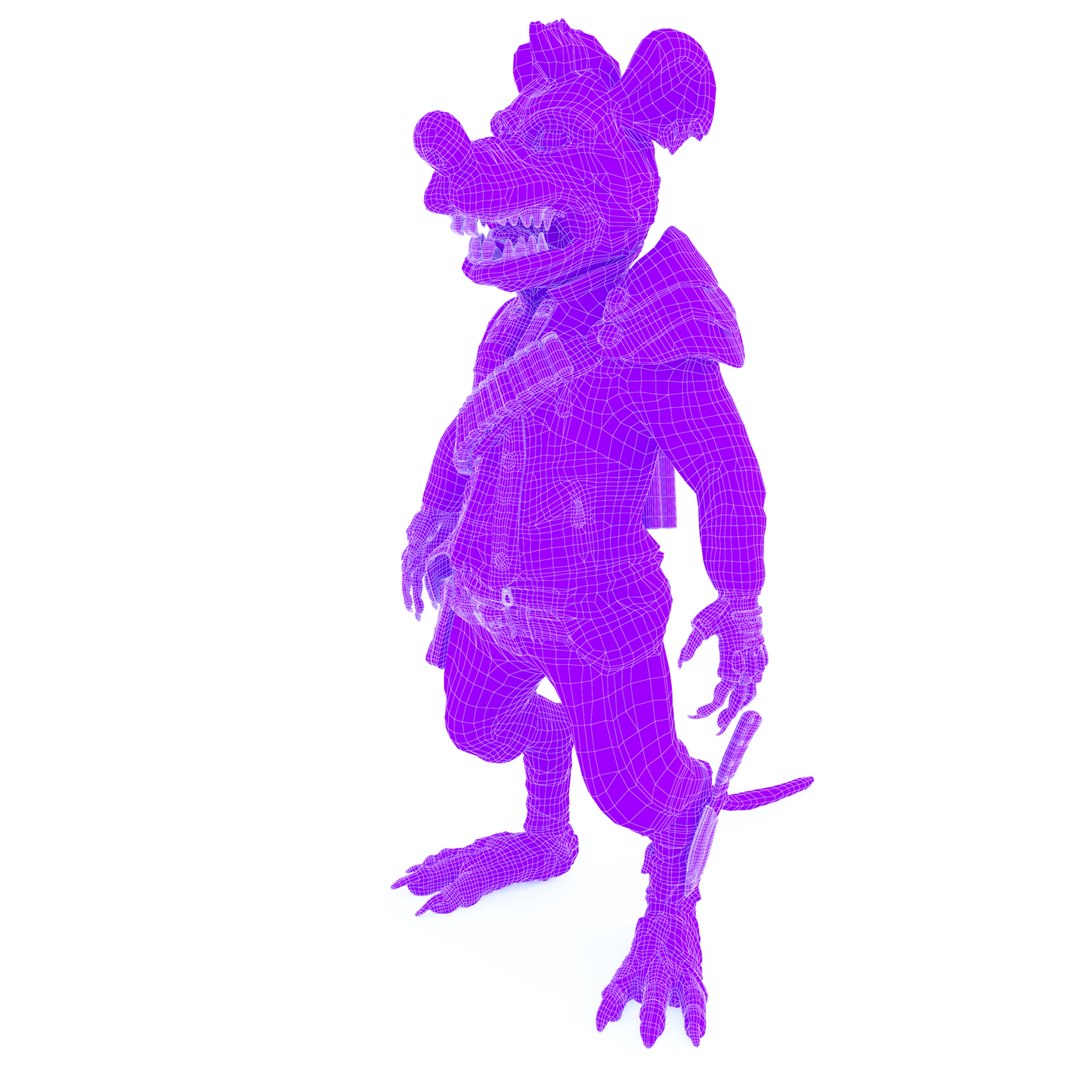 3D Rat bandit model - TurboSquid 1716004
