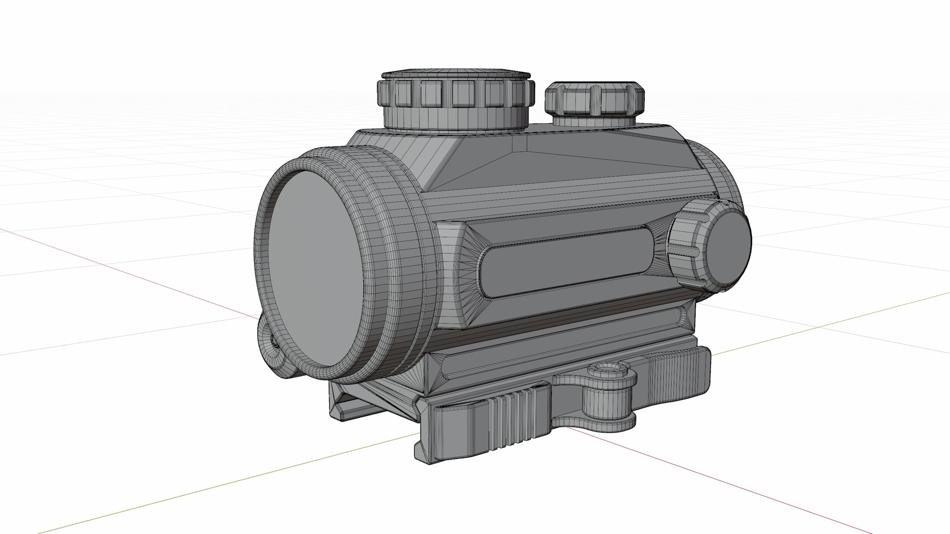 Red Dot Sight RDX-30 3D Model - TurboSquid 2215296