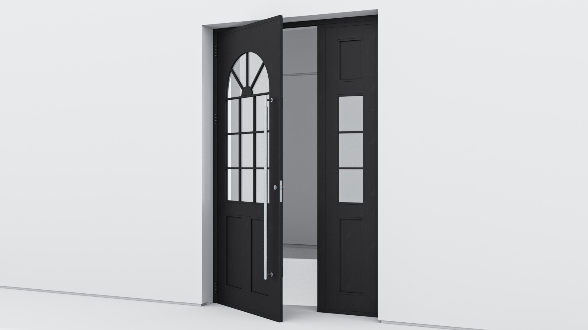 Aluminium door 320 3D model - TurboSquid 2060632