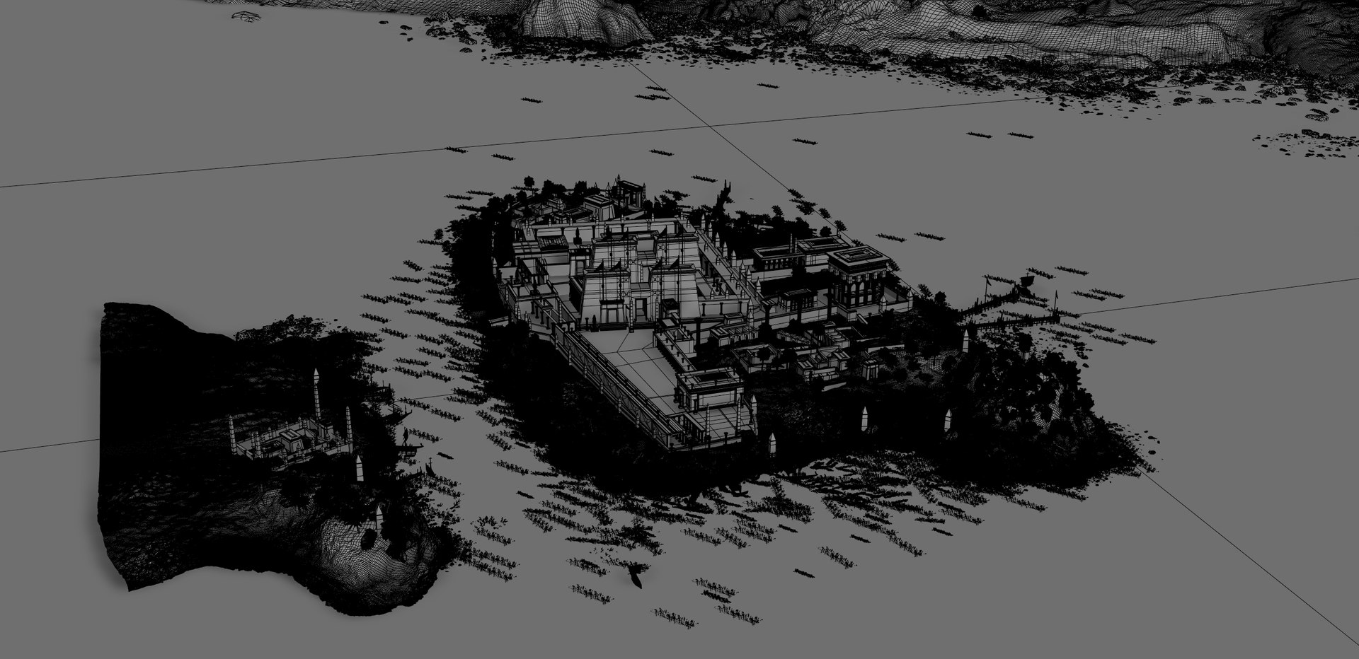 Philae Temple Complex Environment 3D Model - TurboSquid 2253320