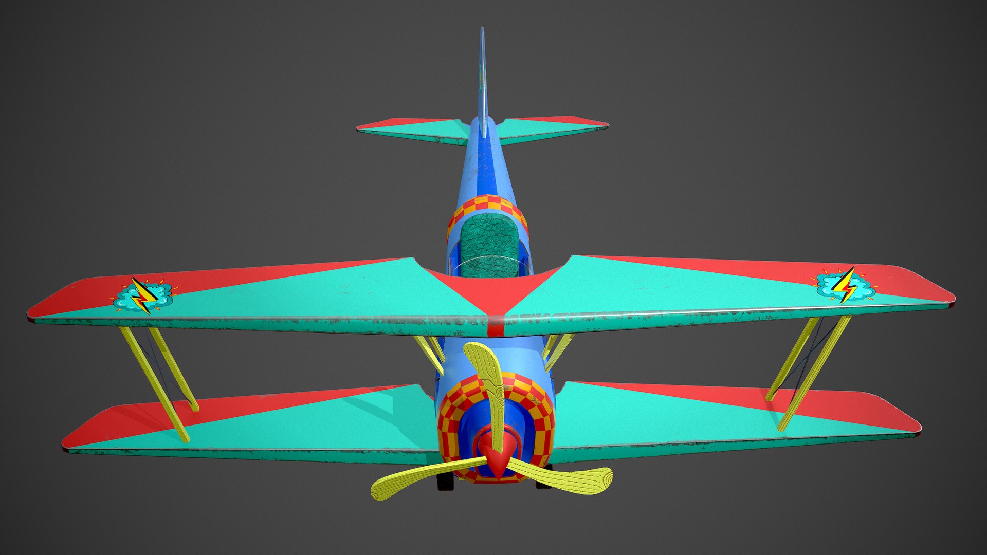 3D airplane LIGHTNING model - TurboSquid 1940266