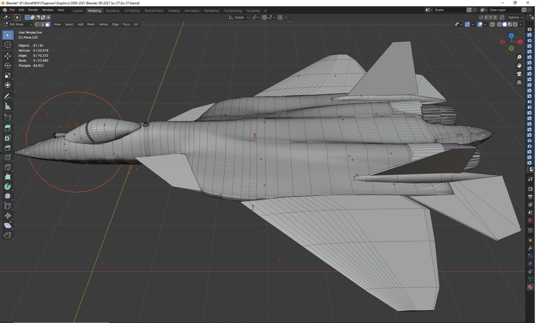 Su-57 3D Model - TurboSquid 1753268