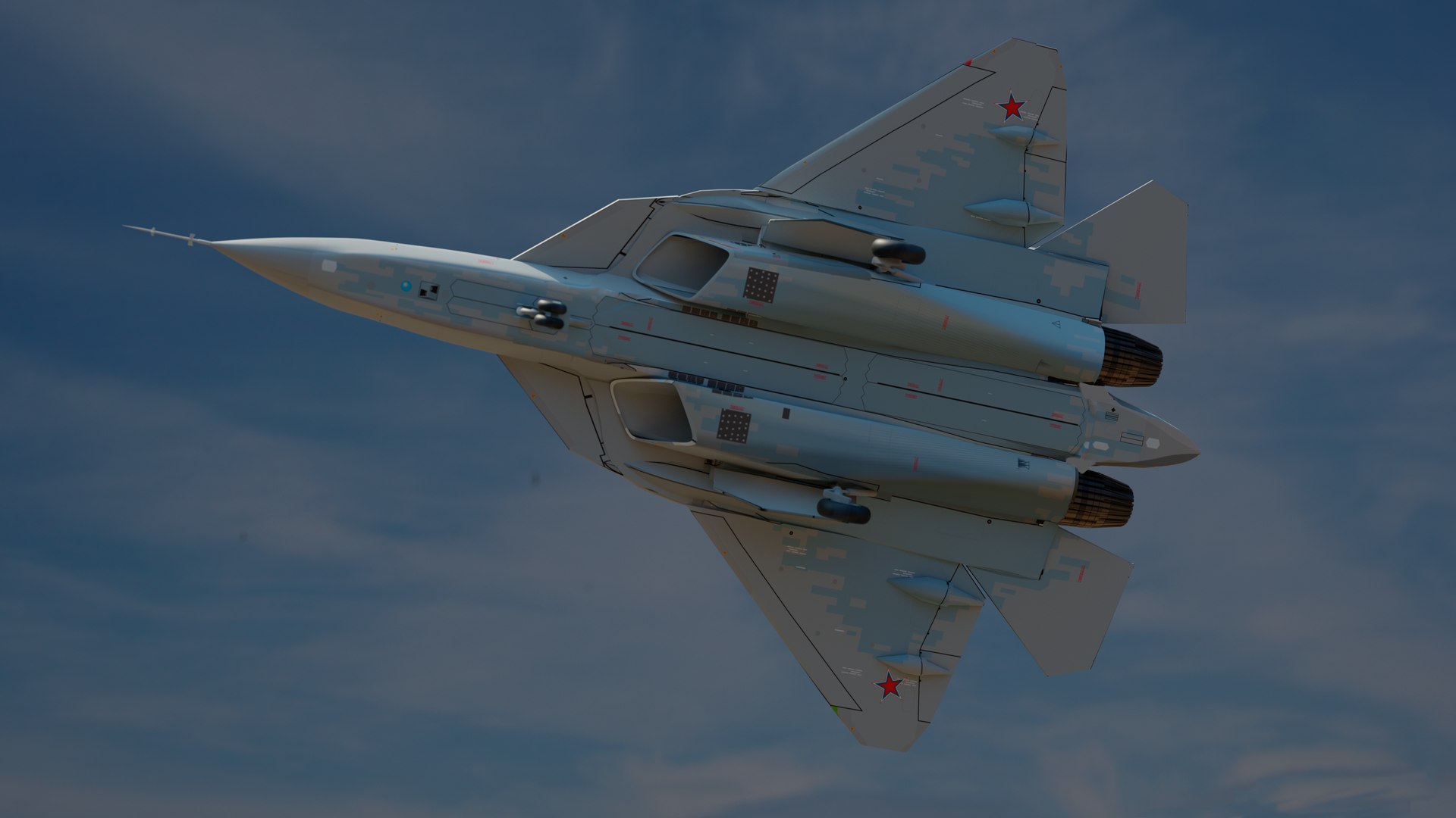 Su-57 3D Model - TurboSquid 1753268