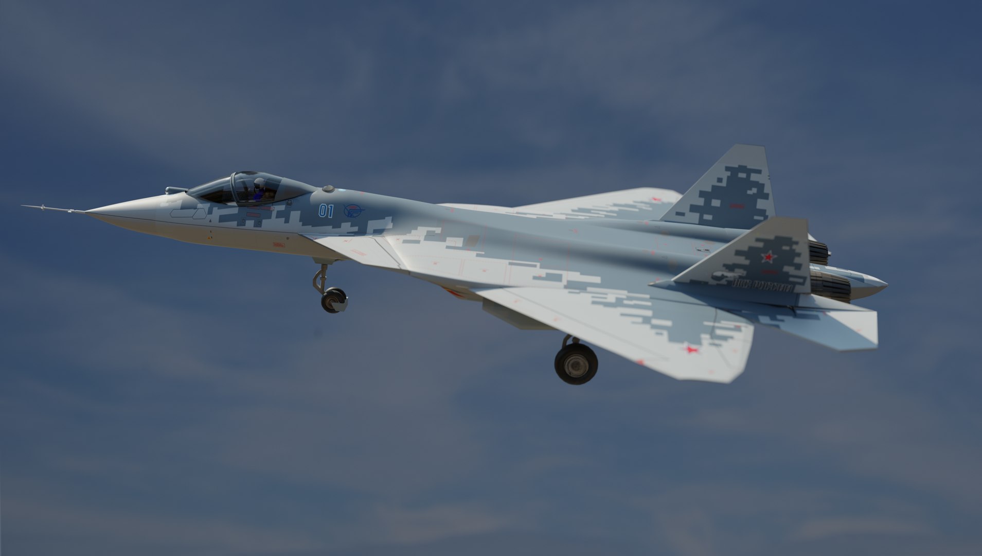 Su-57 3D Model - TurboSquid 1753268